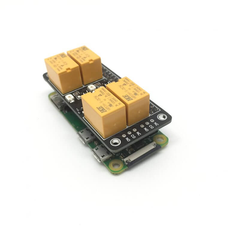 Raspberry Pi Zero Relay HAT 4CH โมดูล Relay 4 ช่อง