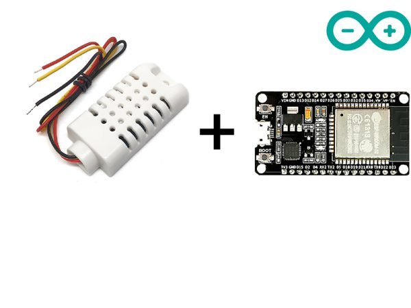 Esp32 Devkit V1 With Esp32 With Am2302dht22 Temperature And Humidity Sensor Using Arduino Ide