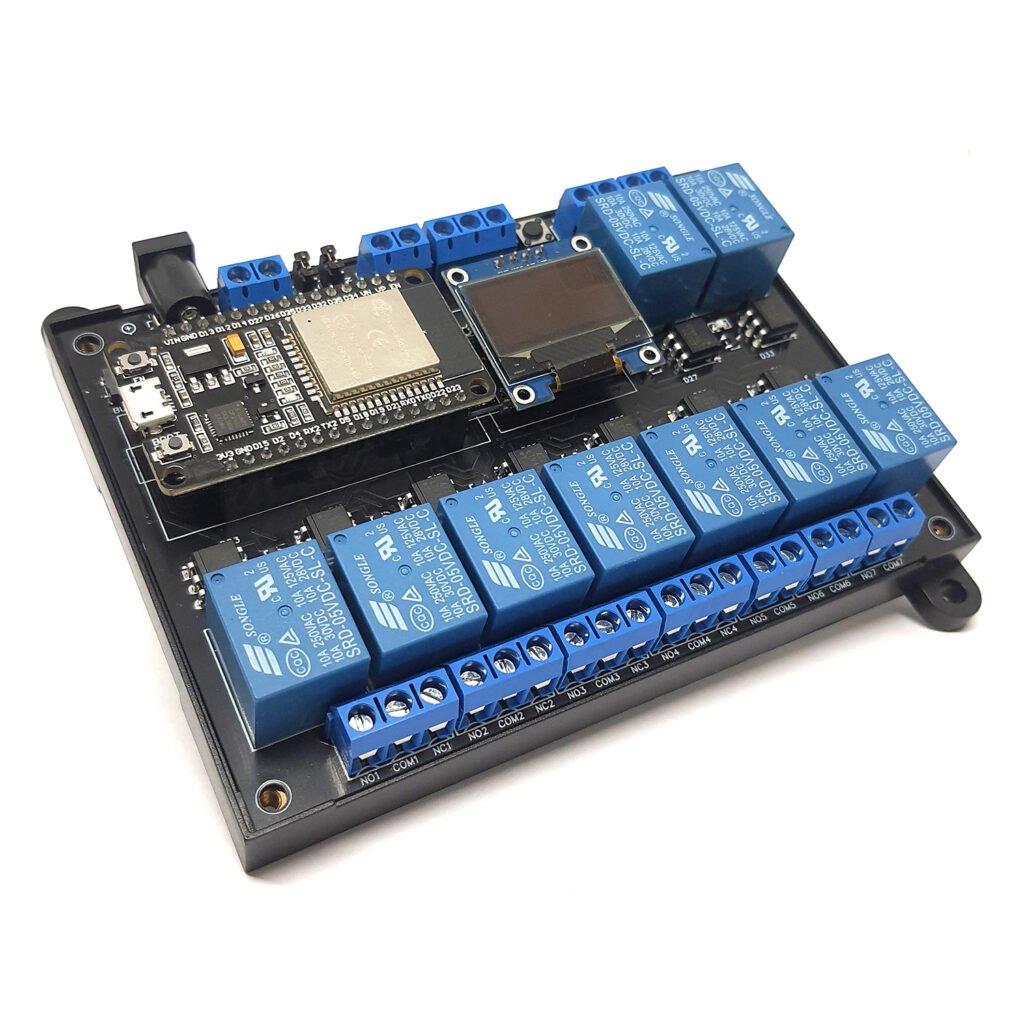 ESP32 | ชุดบอร์ด Micromation Dev Board V3 ESP32 Relay Board 9 Channel ...
